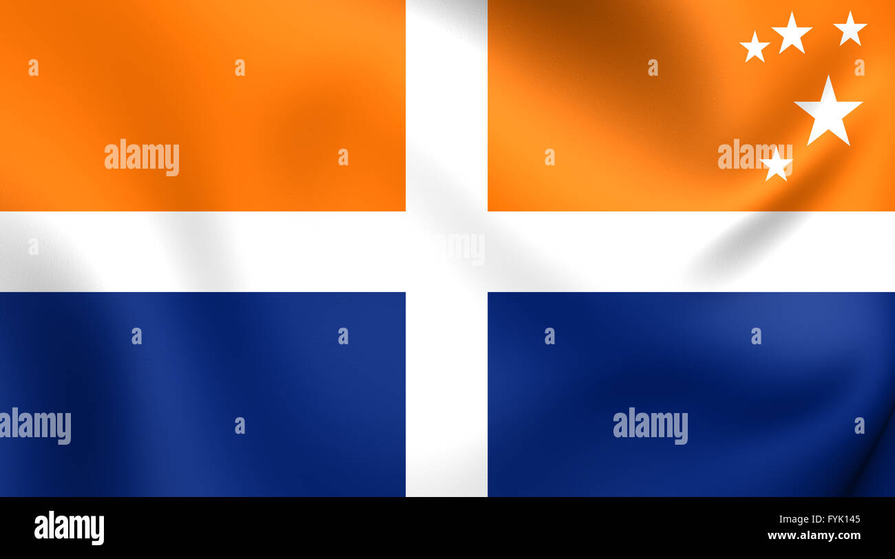 Isles of Scilly Flag. Close Up Stock Photo - Alamy