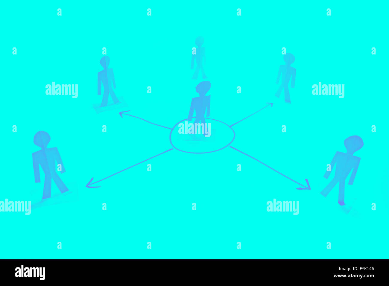 Concept sharing diagram hi-res stock photography and images - Alamy