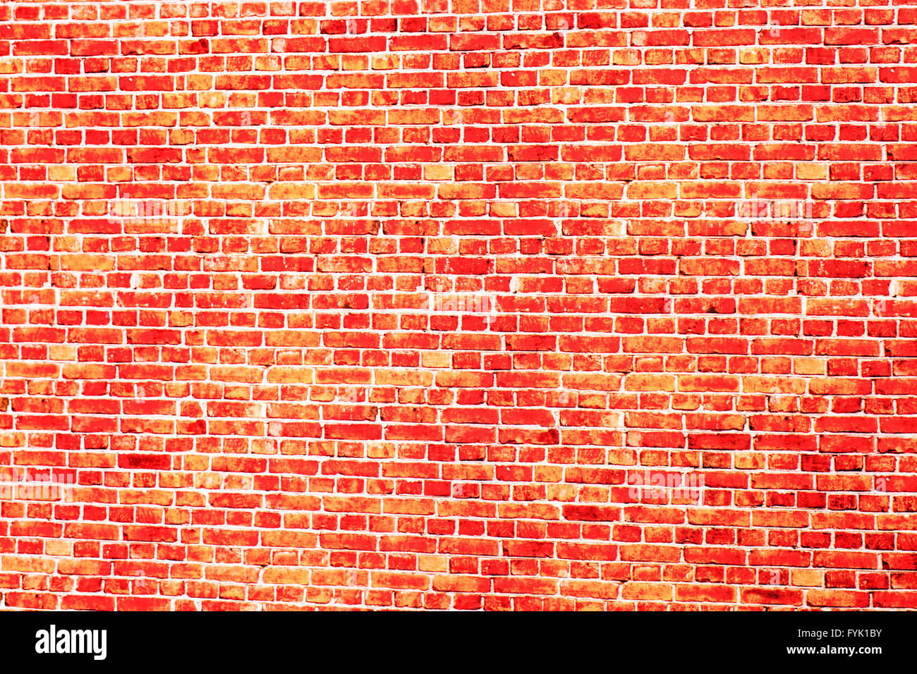 Red retro brick wall Stock Photo - Alamy