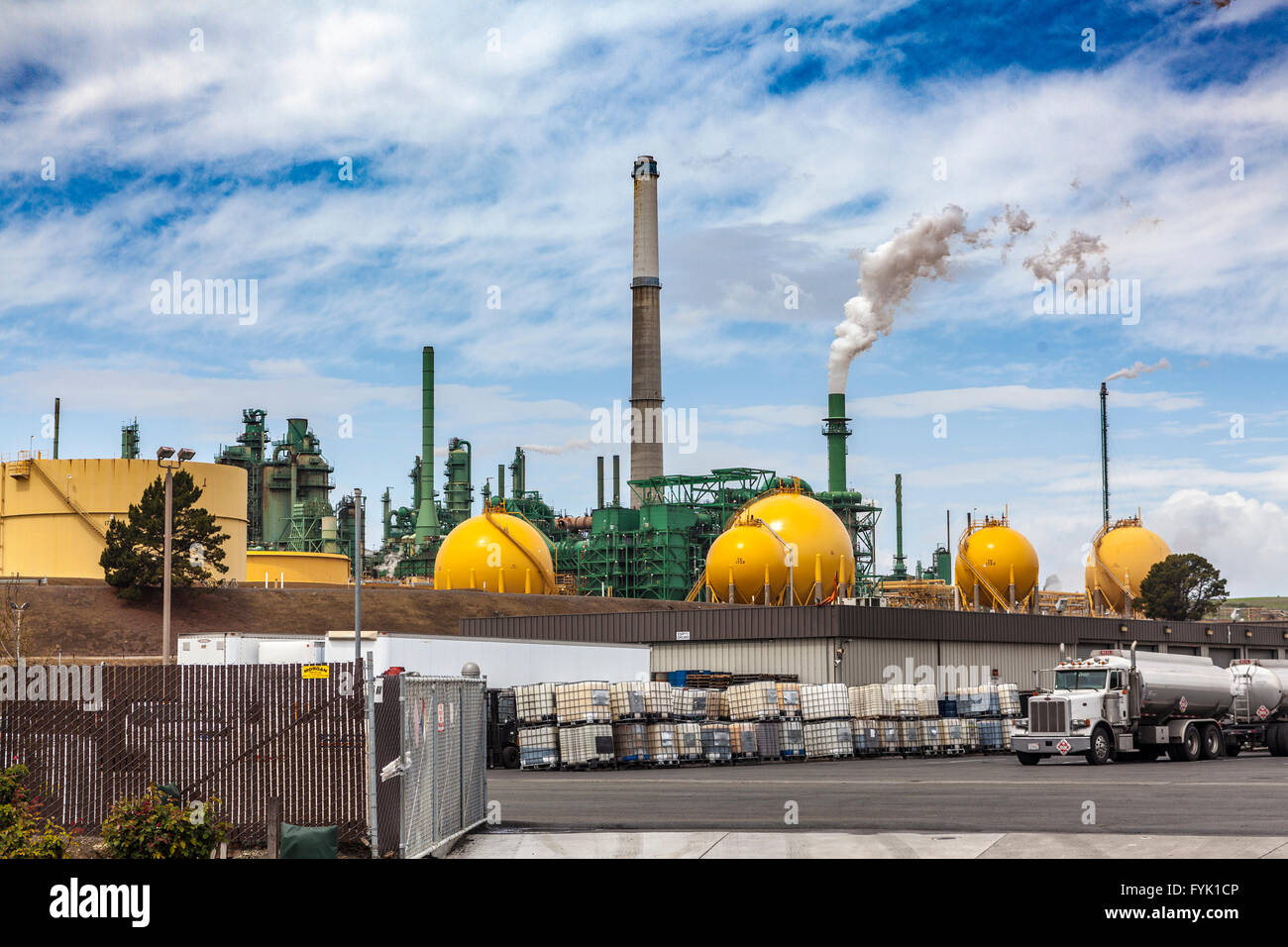 An Oil Refinery in Benicia California Served as the State Capital of ...