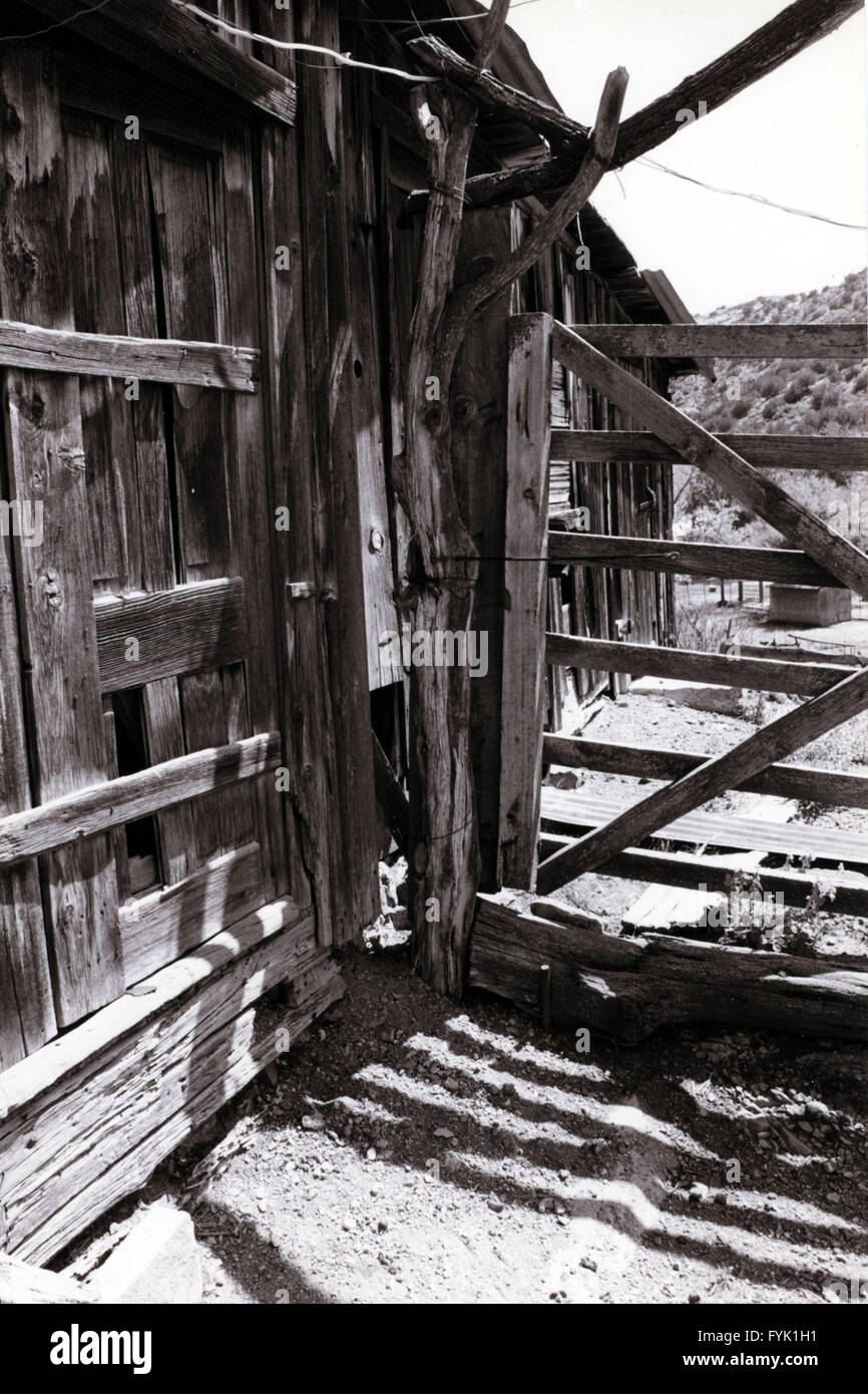An old wooden barn in the Arizona Outback Stock Photo - Alamy