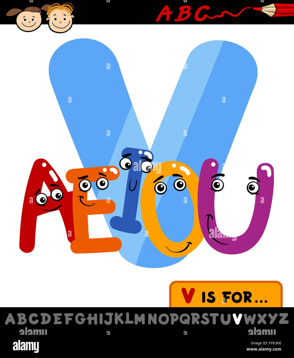 Vowels hi-res stock photography and images - Alamy