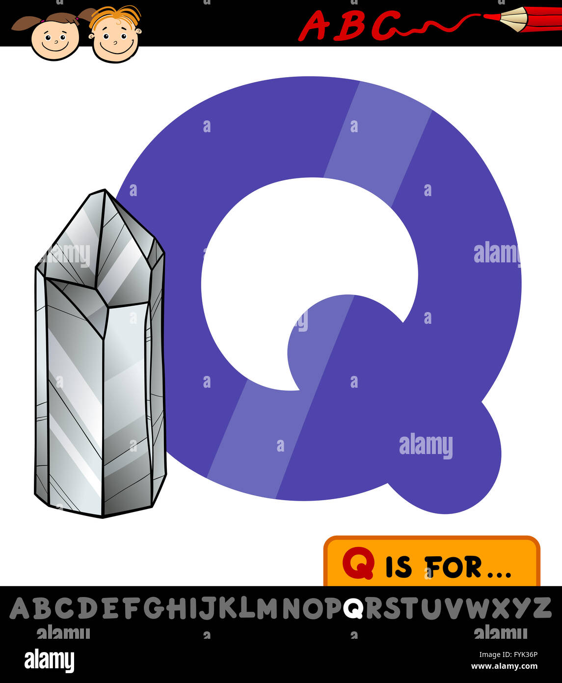 Q is for quartz hi-res stock photography and images - Alamy