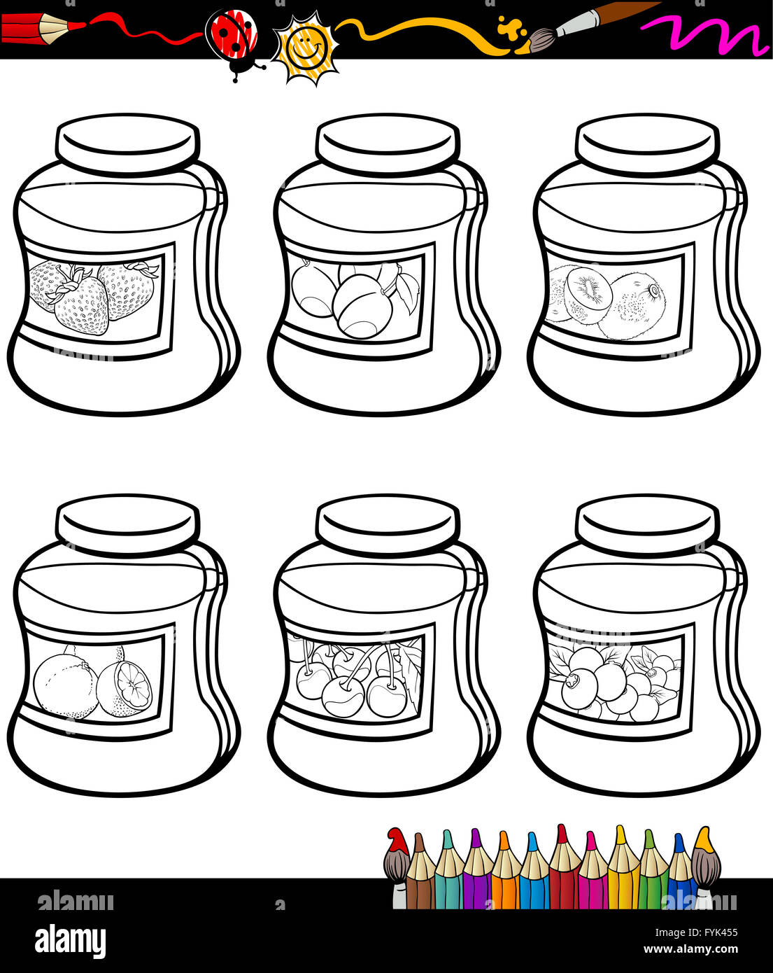 Cookie Jar Coloring Pages