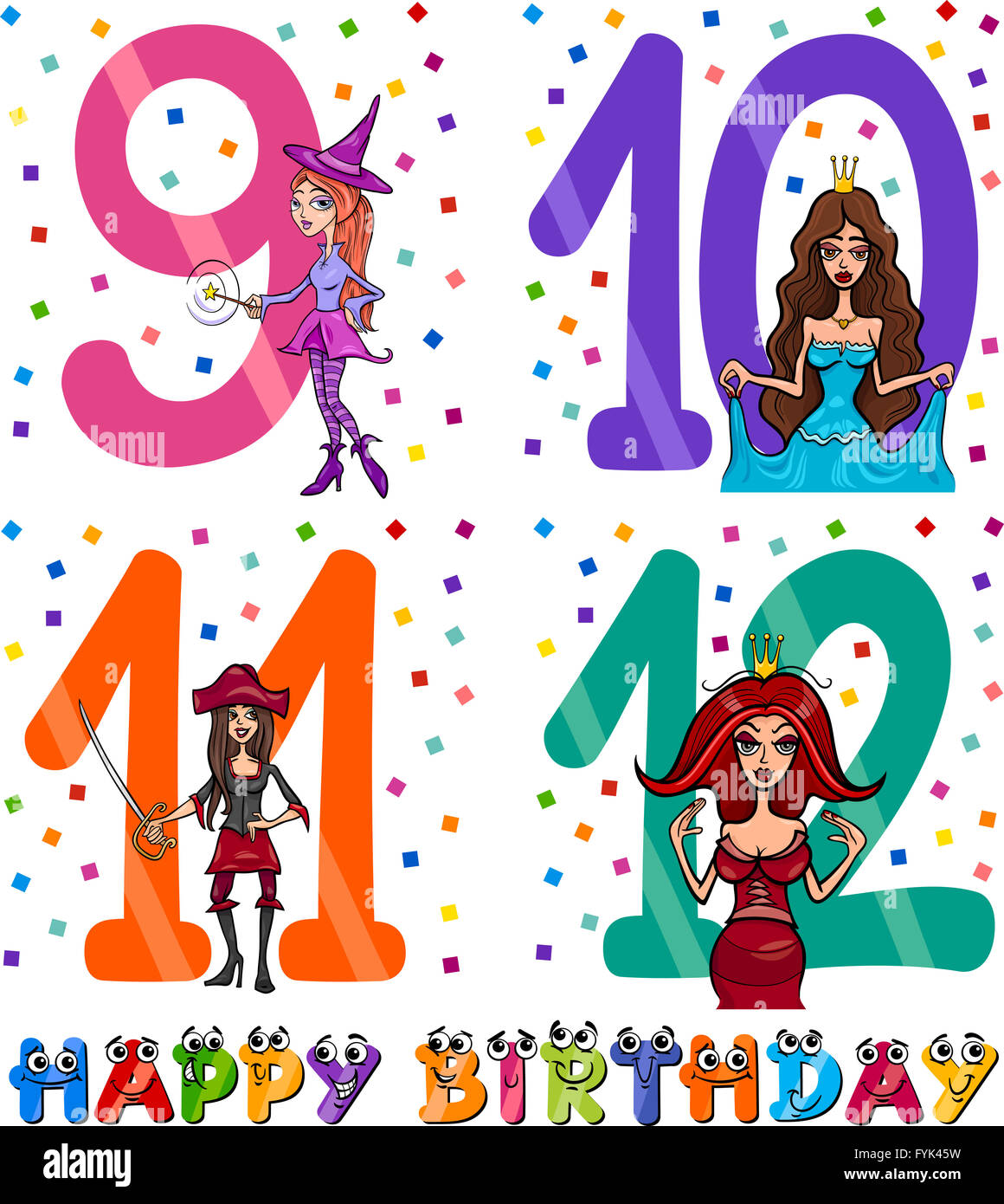 Happy 10th Birthday High Resolution Stock Photography and Images - Alamy