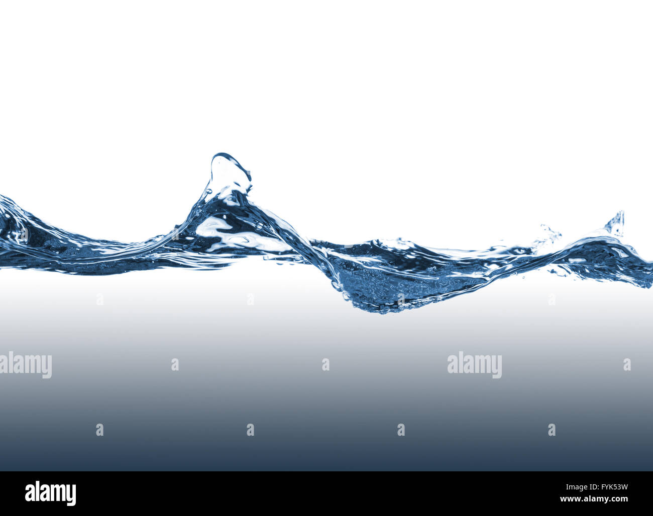 Bubble water on blue color hi-res stock photography and images - Alamy