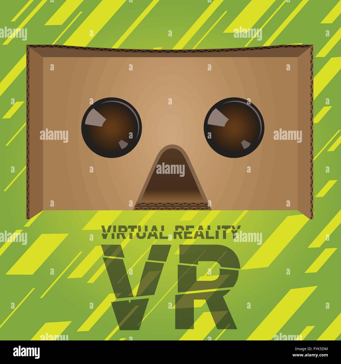 Cardboard vr Stock Vector Images - Alamy