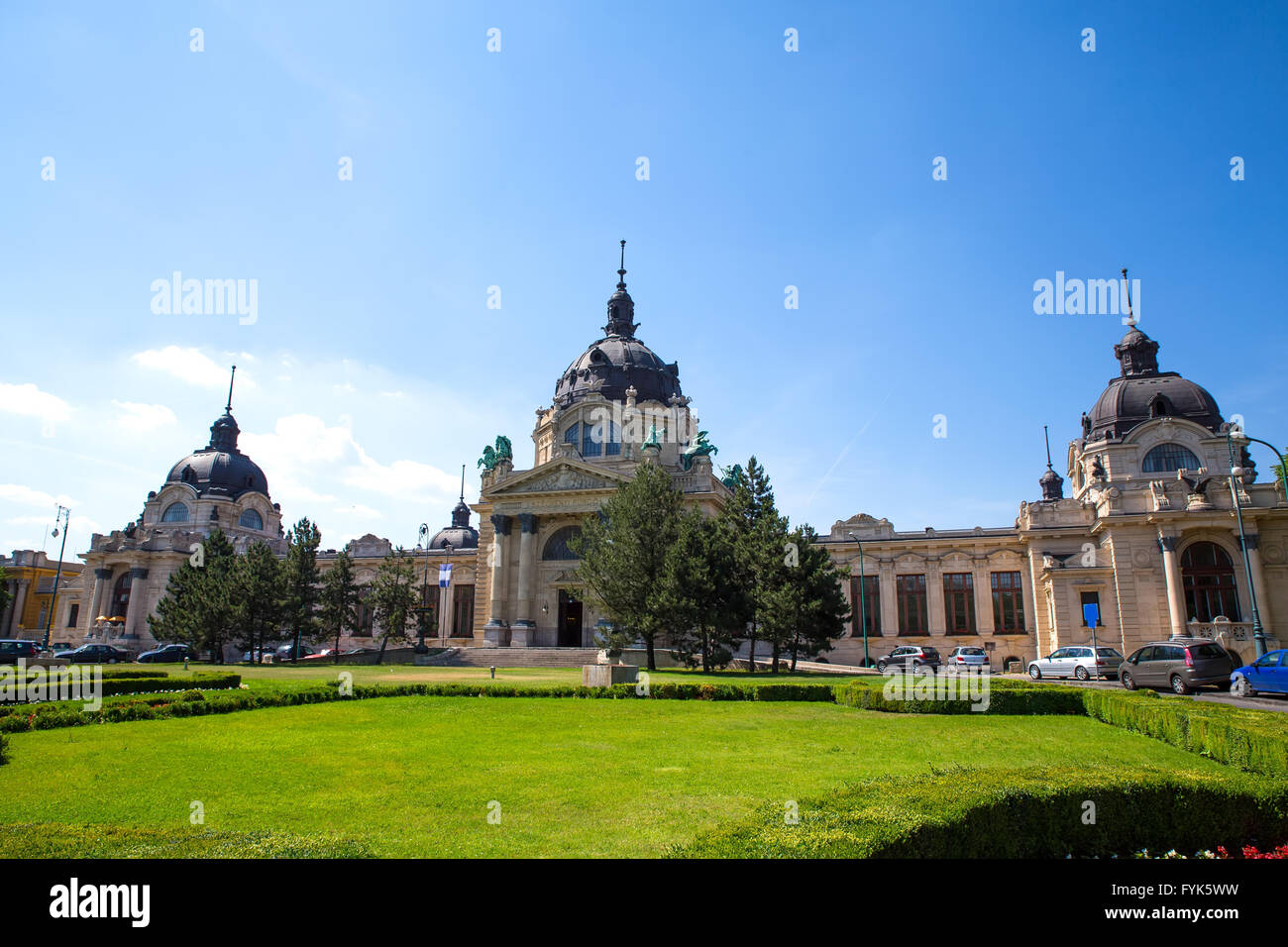 Szechenyi Furdo in Budapest Stock Photo - Alamy