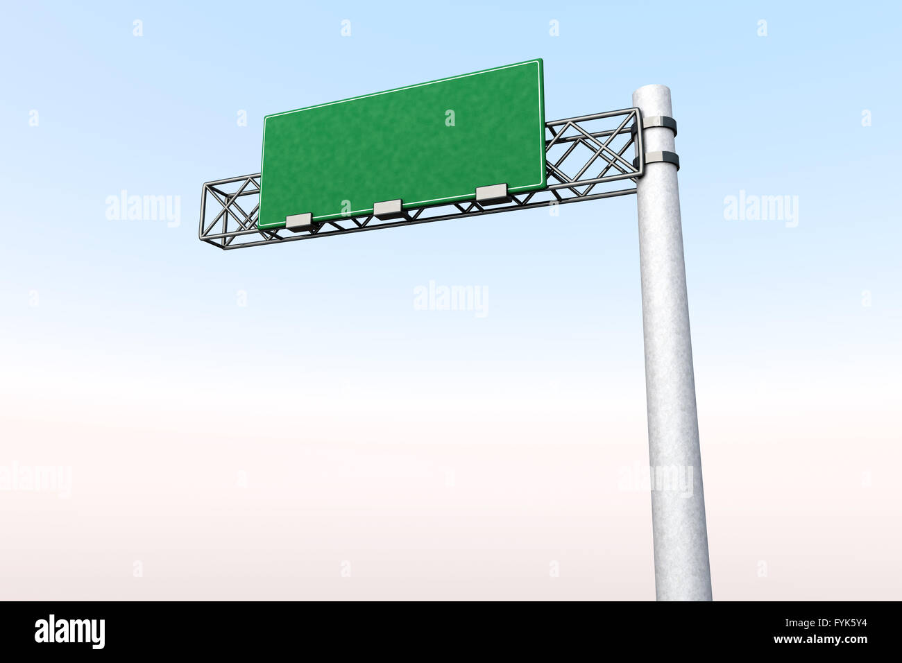 Empty Highway Sign Stock Photo - Alamy