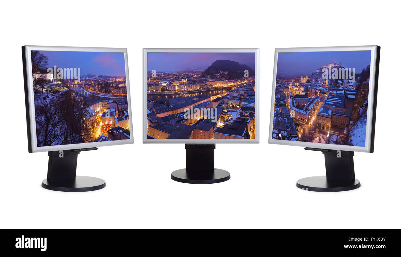 Salzburg panorama Cut Out Stock Images & Pictures - Alamy