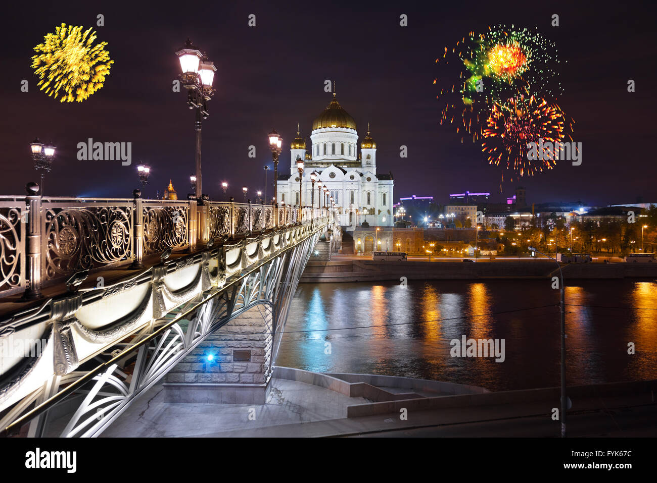 Fireworks festival in moscow hi-res stock photography and images - Alamy