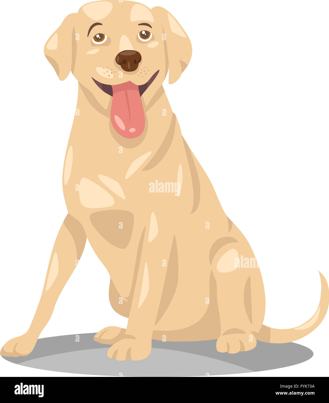 Labrador retriever dog cartoon hi-res stock photography and images - Alamy