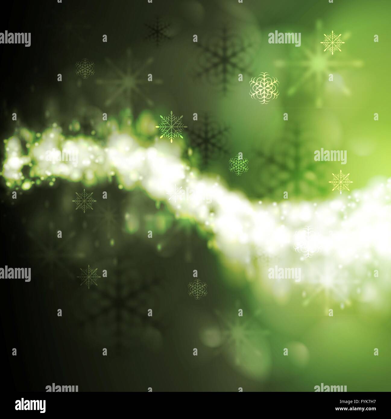 Abstract green iridescent vector Xmas background Stock Photo - Alamy