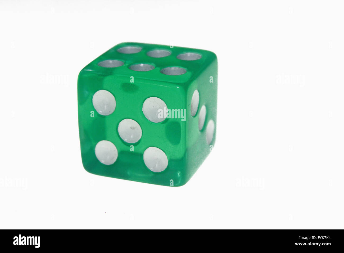 dice isolated over a white background Stock Photo - Alamy