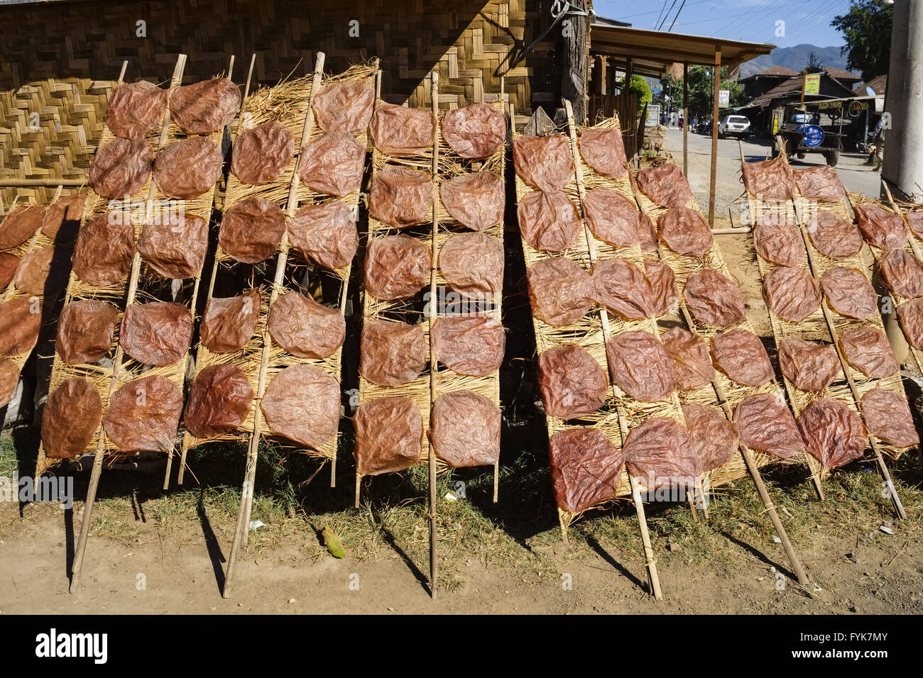 Rice Drying Rack High Resolution Stock Photography and Images - Alamy