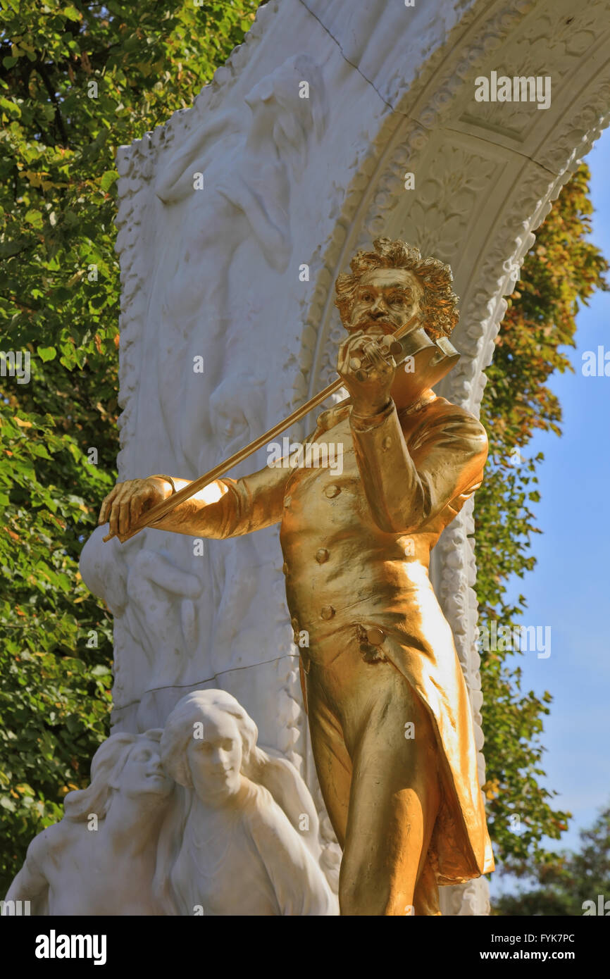 Inspirational sculptural portrait of Johann Strauss Stock Photo - Alamy