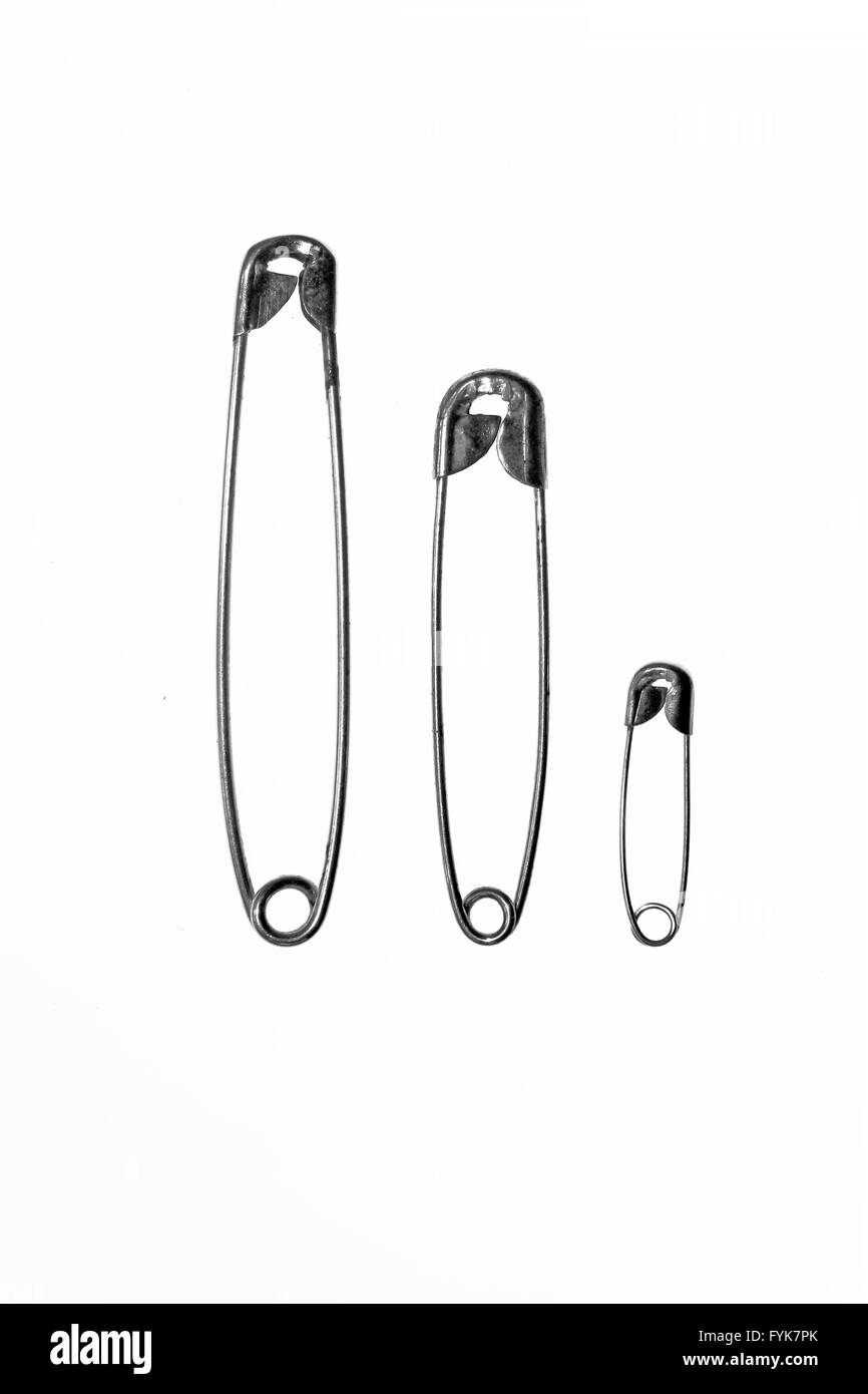 Birth announcement using safety pins Stock Photo - Alamy