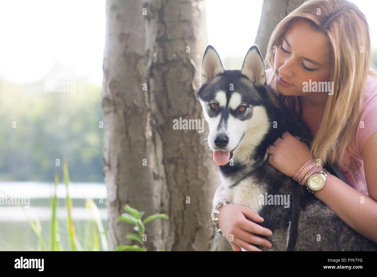 Owner loves animals hi-res stock photography and images - Alamy