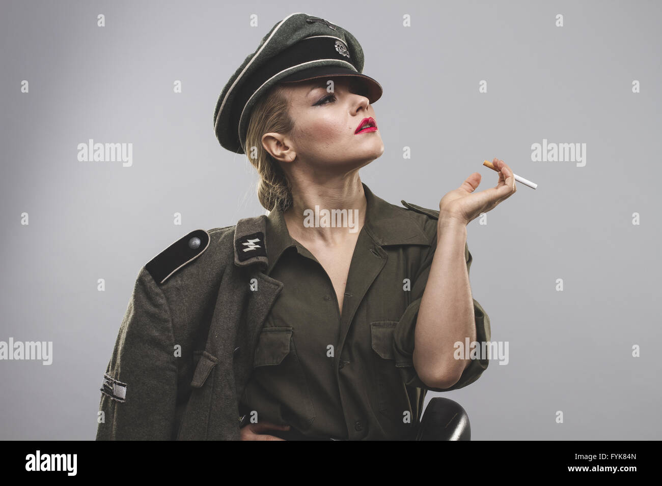 Ww2 official german woman representation hi-res stock photography and ...