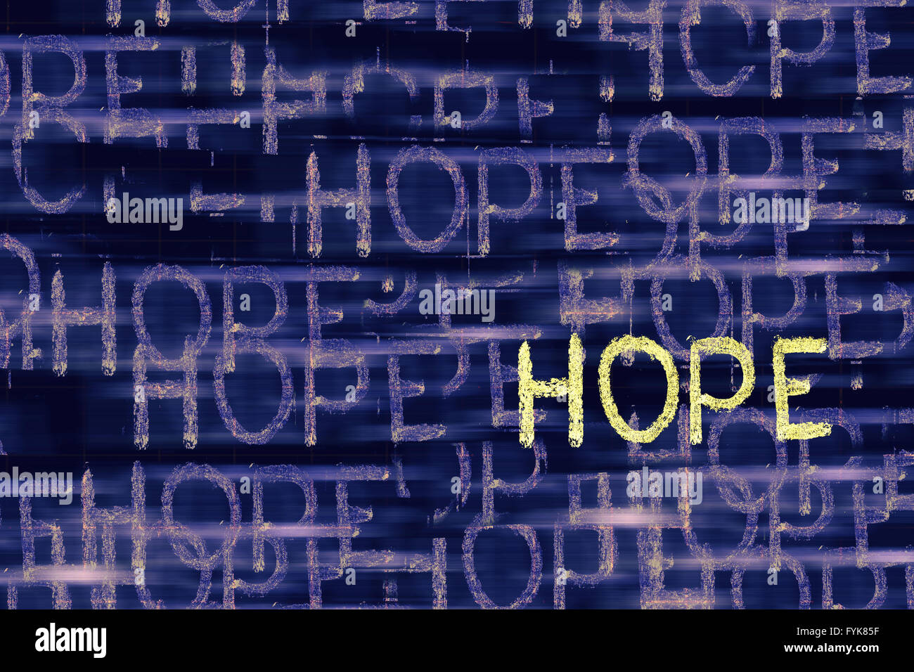 Hope word hi-res stock photography and images - Alamy