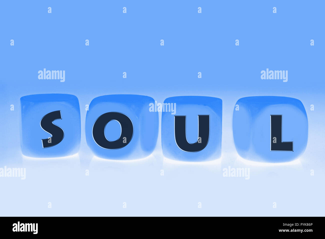 word Soul on cubes Stock Photo - Alamy