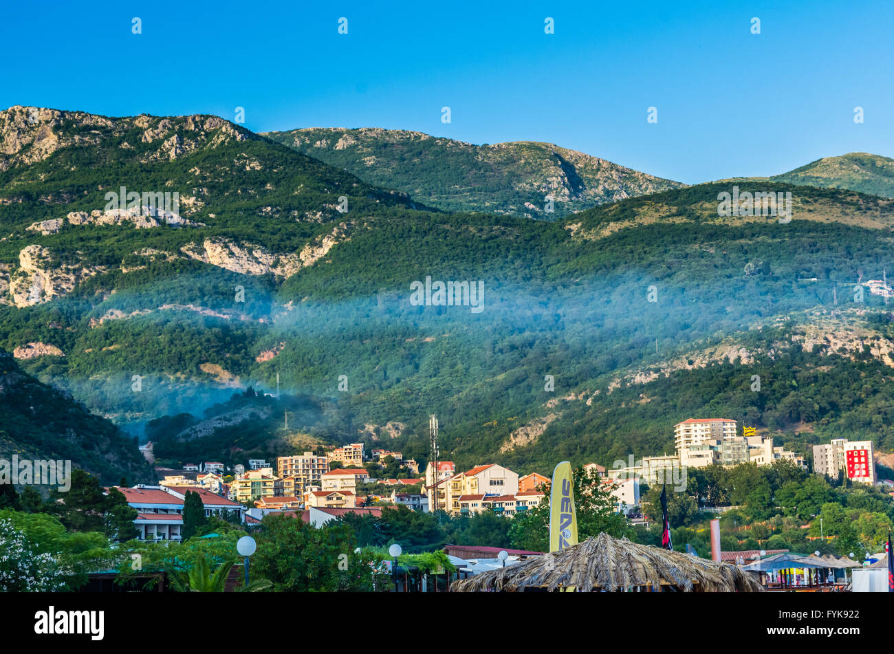 Landscape view on mountain in Montenegro Stock Photo - Alamy