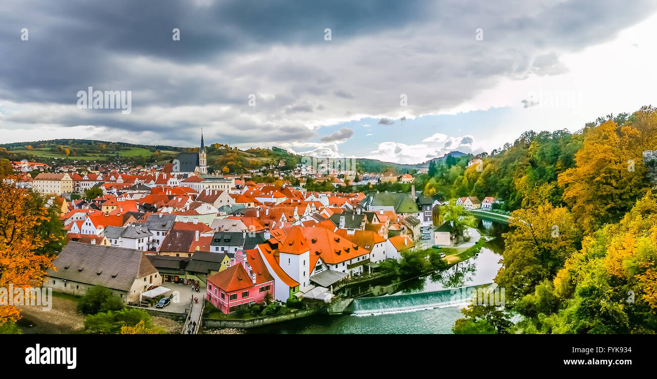Cesky krumlov view in hi-res stock photography and images - Alamy