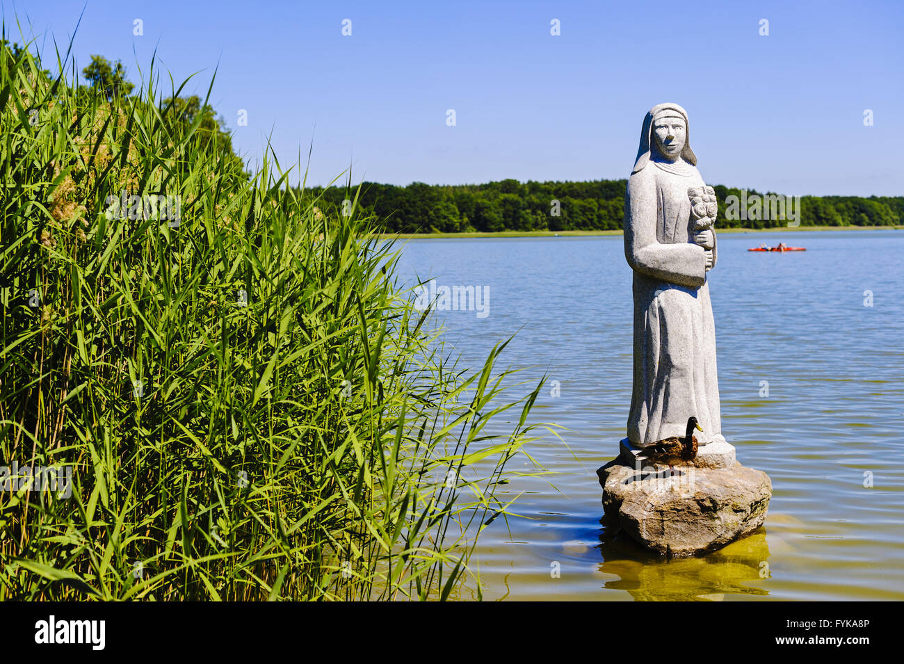 sculpture after a legendary figure, Lindow Mark Stock Photo - Alamy