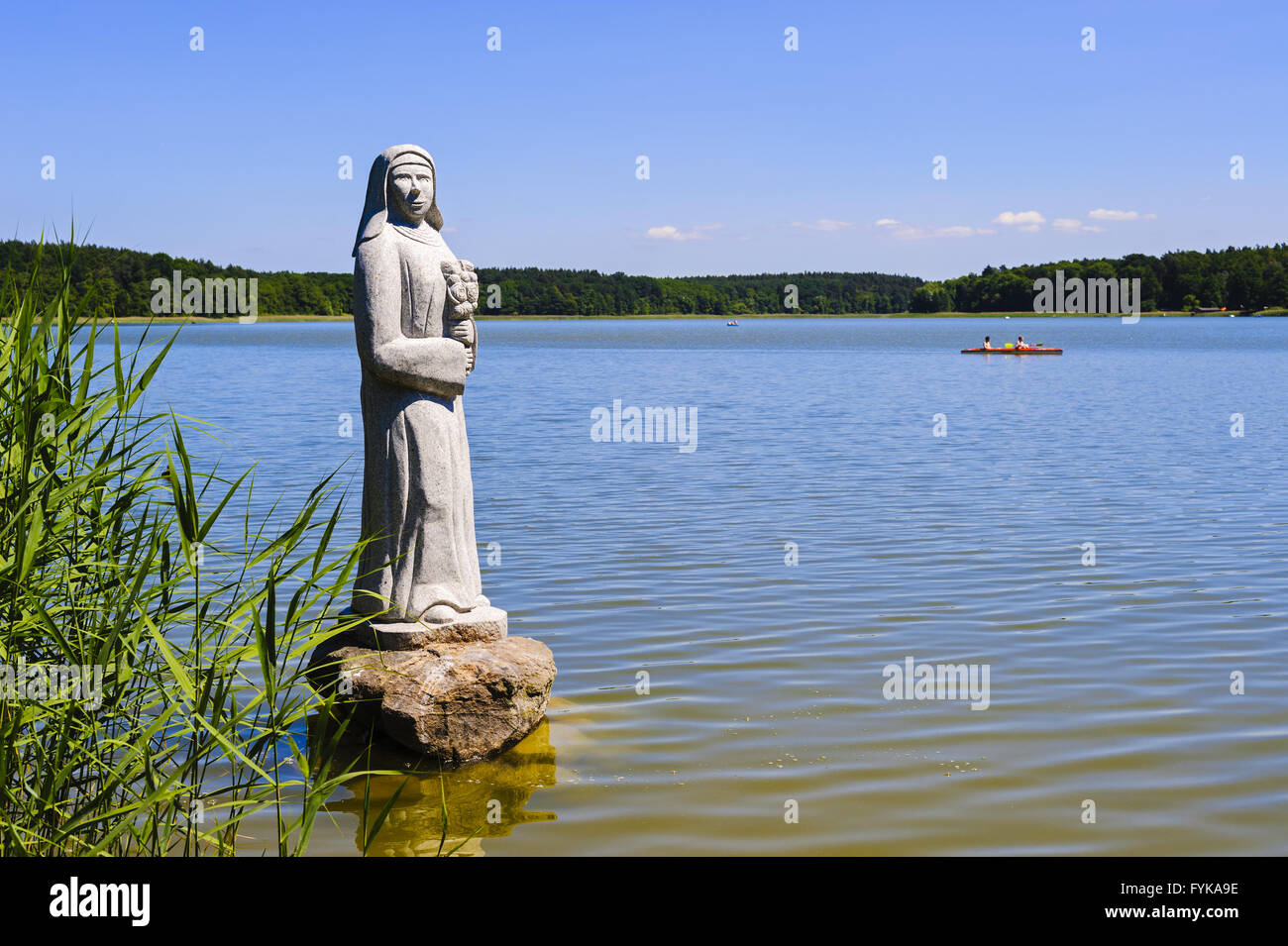 sculpture after a legendary figure, Lindow Mark Stock Photo - Alamy