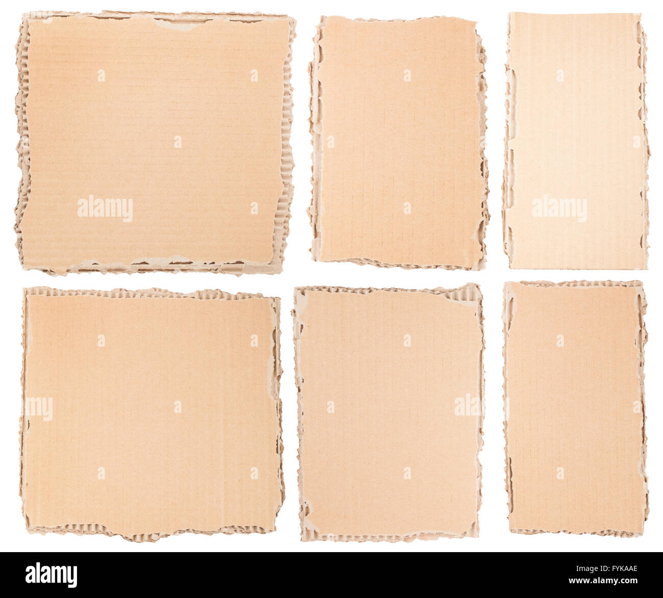 Pieces of cardboard Stock Photo - Alamy