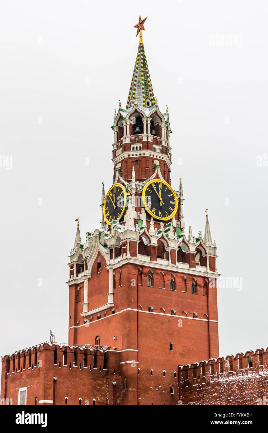 View on Kremlin Castle in Moscow Stock Photo - Alamy