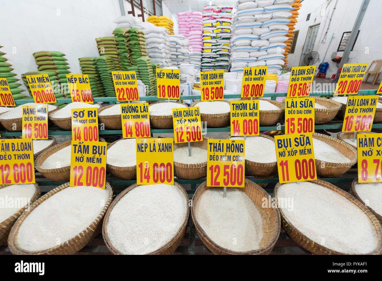 different sorts of rice in Vietnam Stock Photo - Alamy