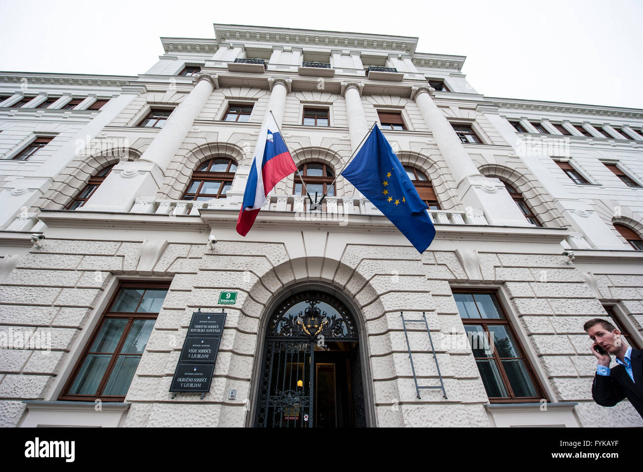 The capital city of Slovenia - Ljubljana. The Government Building Stock ...