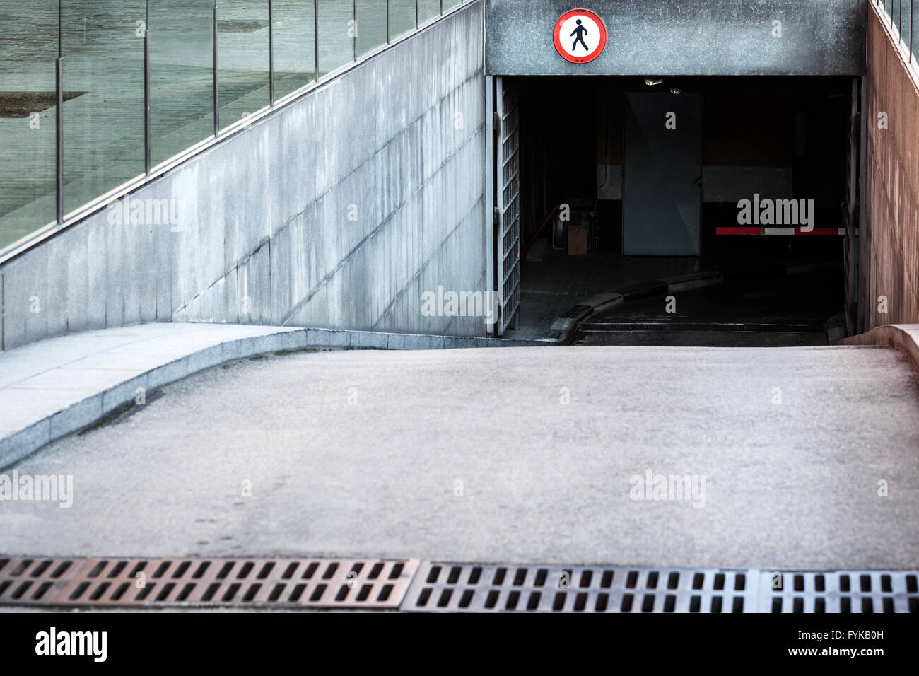 Underground car park entry hi-res stock photography and images - Alamy