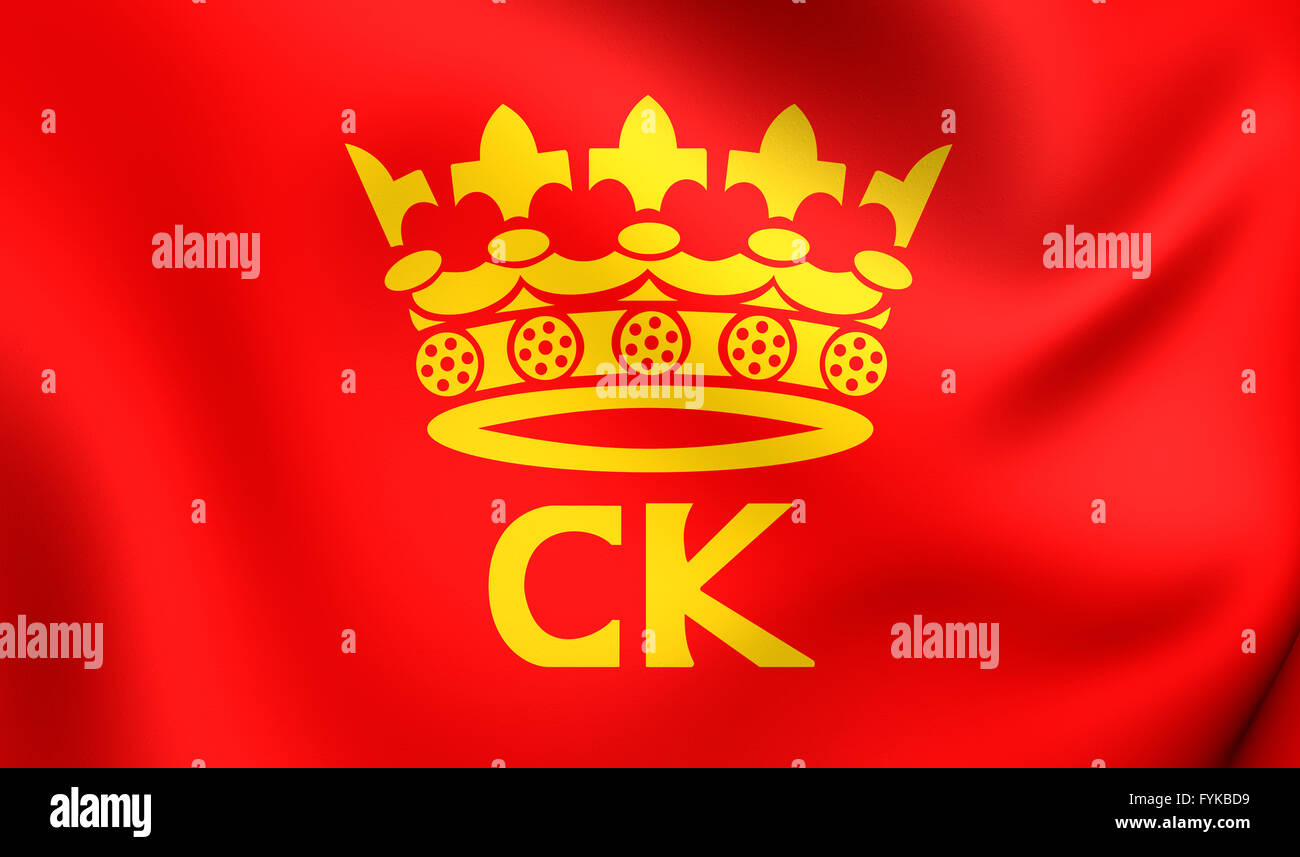 Flag of Kielce Stock Photo - Alamy