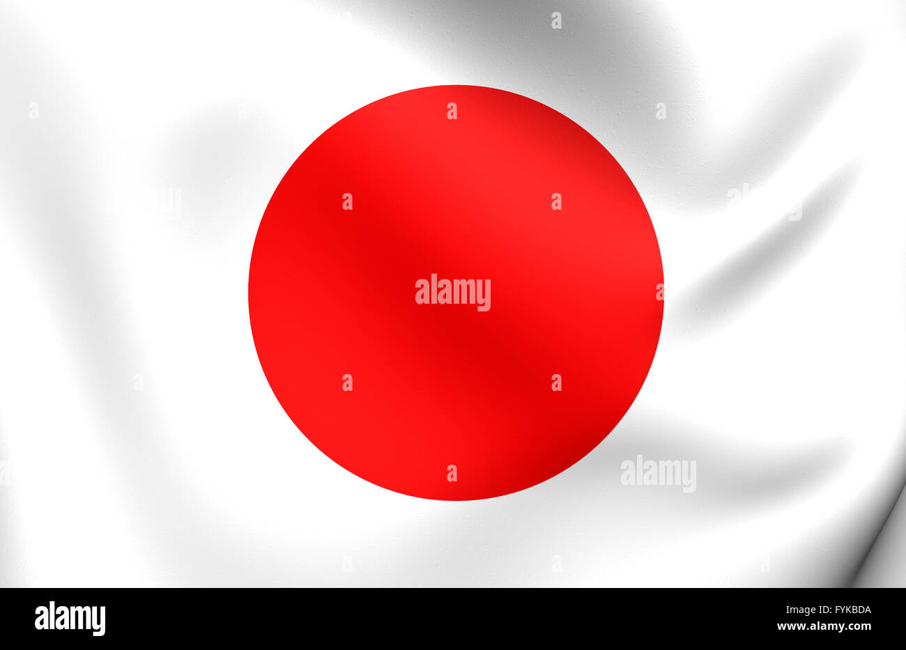 Flag of Japan. Close Up Stock Photo - Alamy