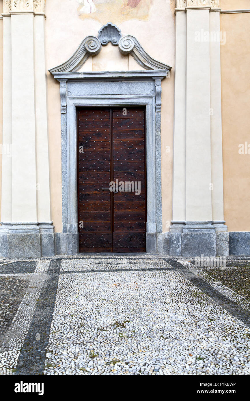 italy lombardy in the somma tower step wall Stock Photo - Alamy