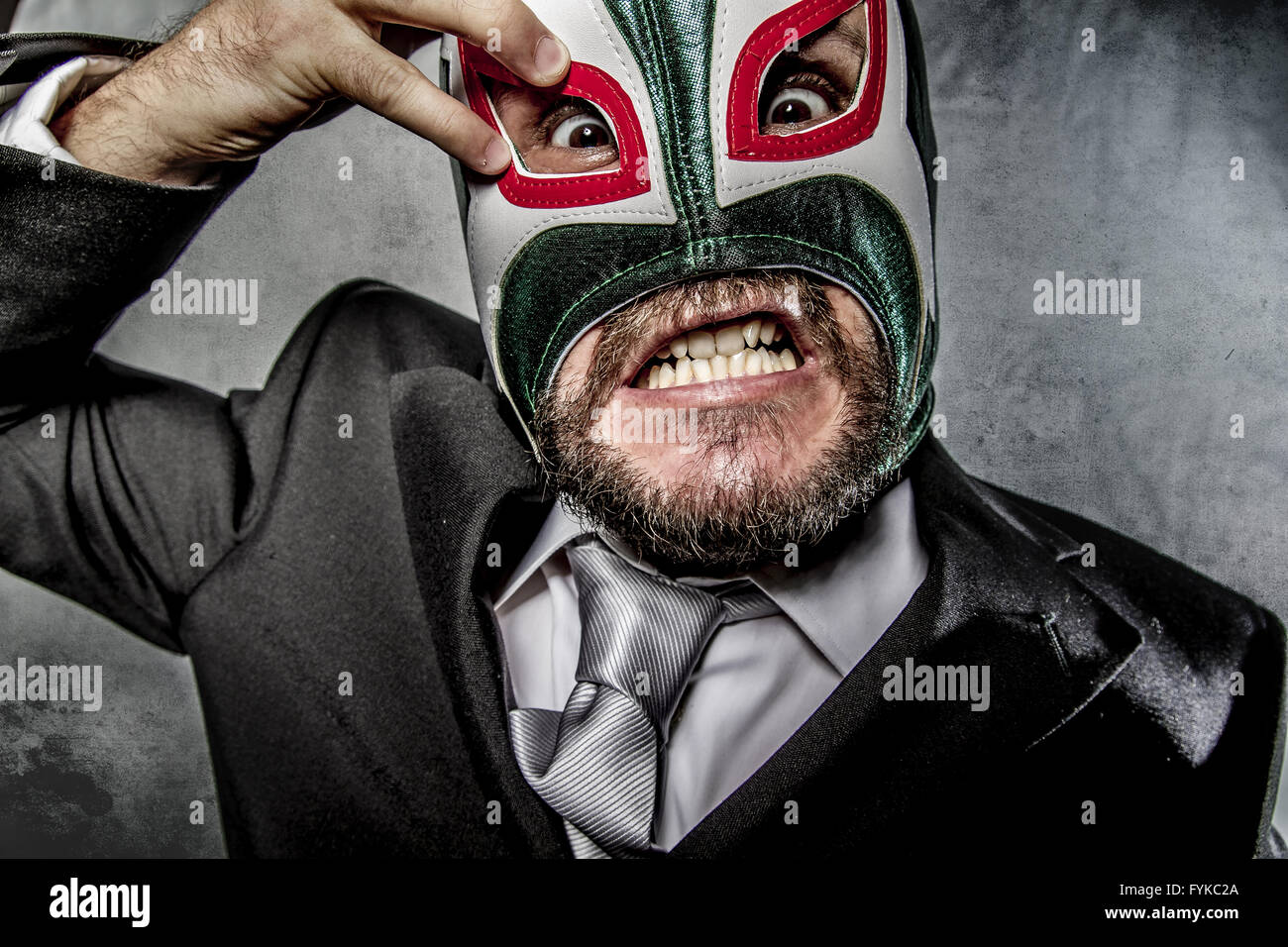 Furious man mexican suit hi-res stock photography and images - Alamy