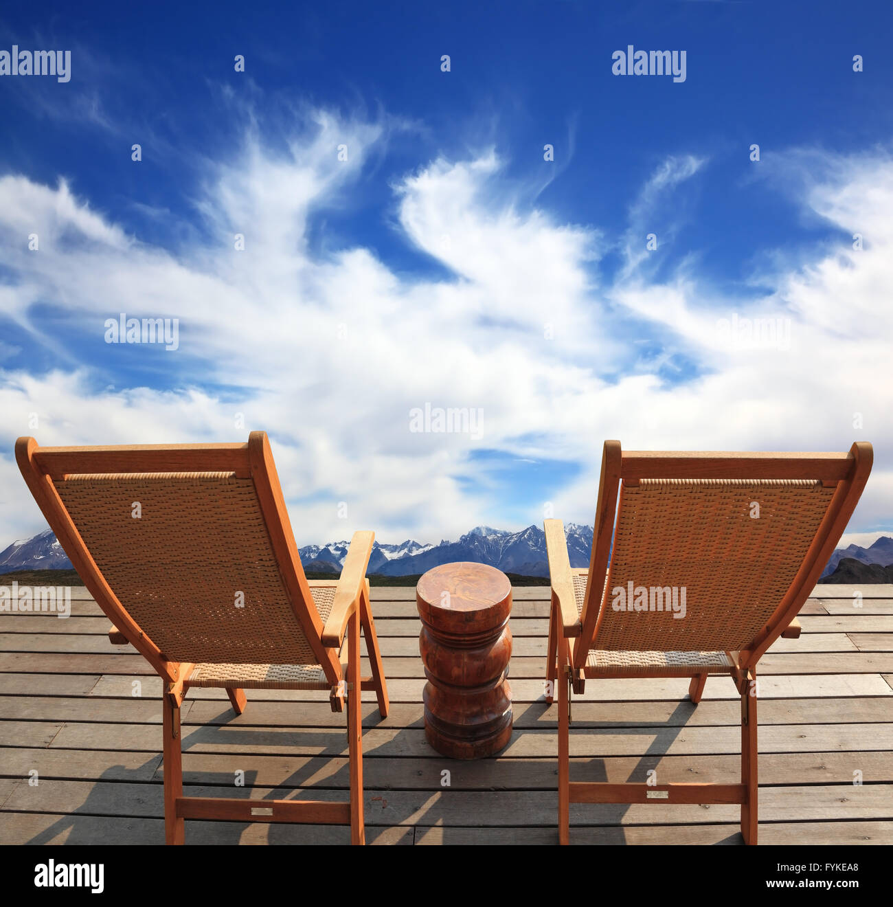 The place to enjoy the beauty of the clouds Stock Photo - Alamy