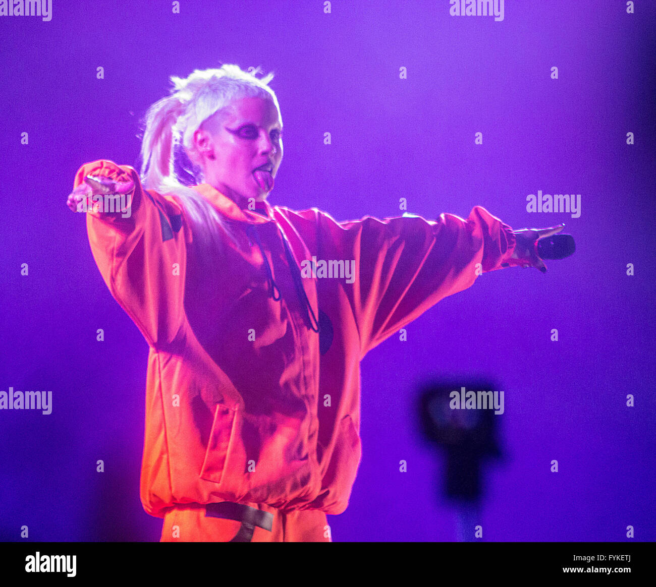 Bogota, Colombia. 11th Mar, 2016. Die Antwoord during on Estereo Picnic ...