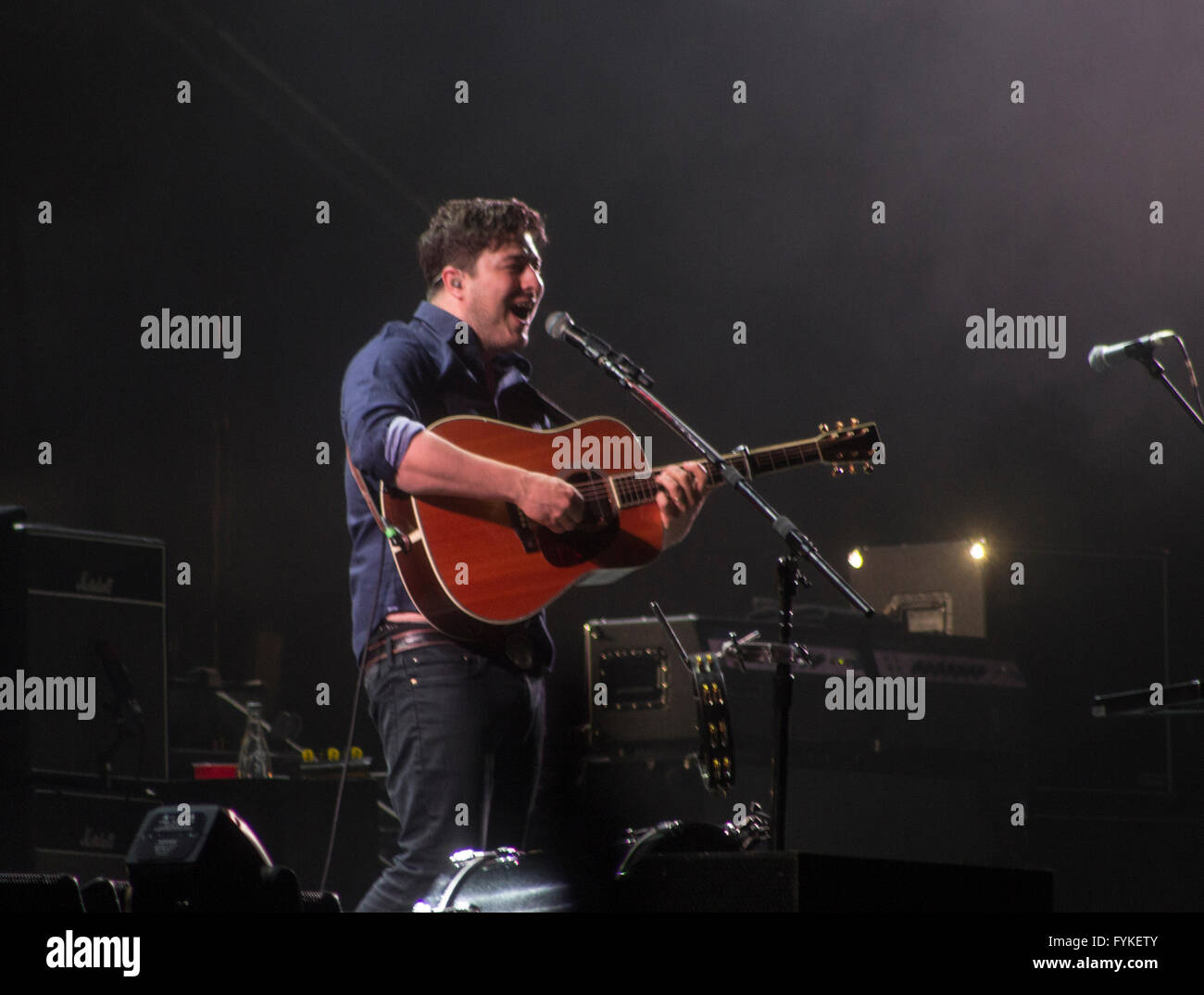 Mumford & Sons during on Estereo Picnic Festival 2016, first day ...