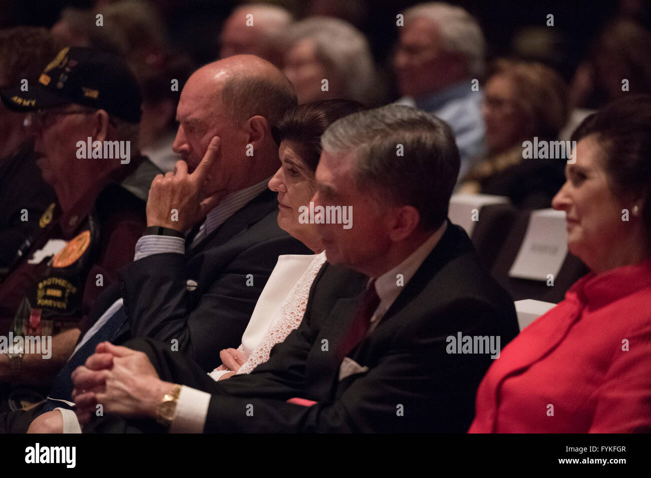 Members of the Johnson family, including (from L) Ian Turpin, wife Luci ...