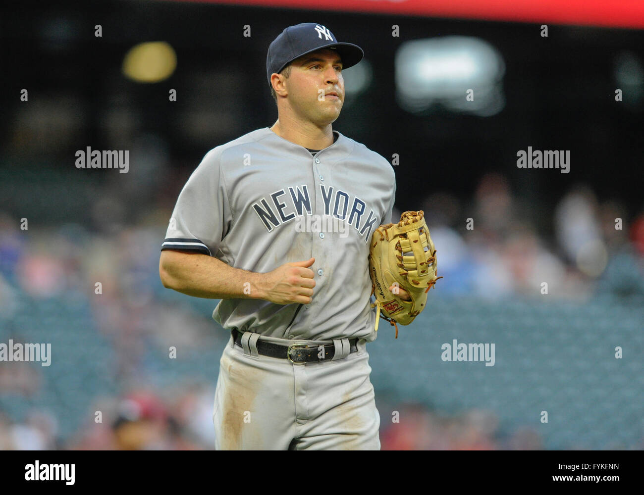 Apr 25, 2016: New York Yankees first baseman Mark Teixeira #25 during ...