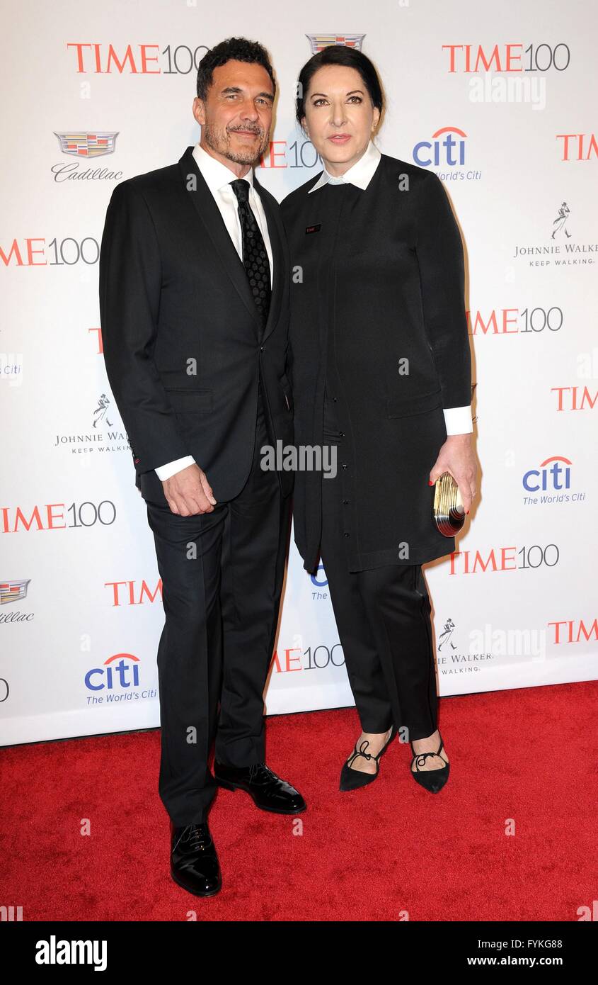 New York, NY, USA. 26th Apr, 2016. Andre Balazs, Marina Abramovic at ...