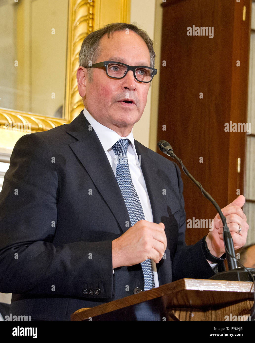 Washington DC, USA. 26th April, 2016. Spike TV president Kevin Kay ...