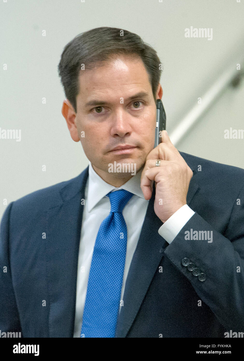 United States Senator Marco Rubio (Republican of Florida) speaks on his ...