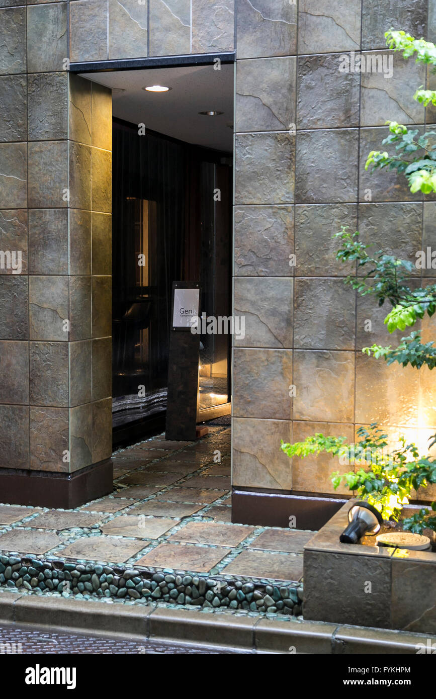 Gen Yamamoto bar's sign on display outside the exclusive Gen Yamamoto ...