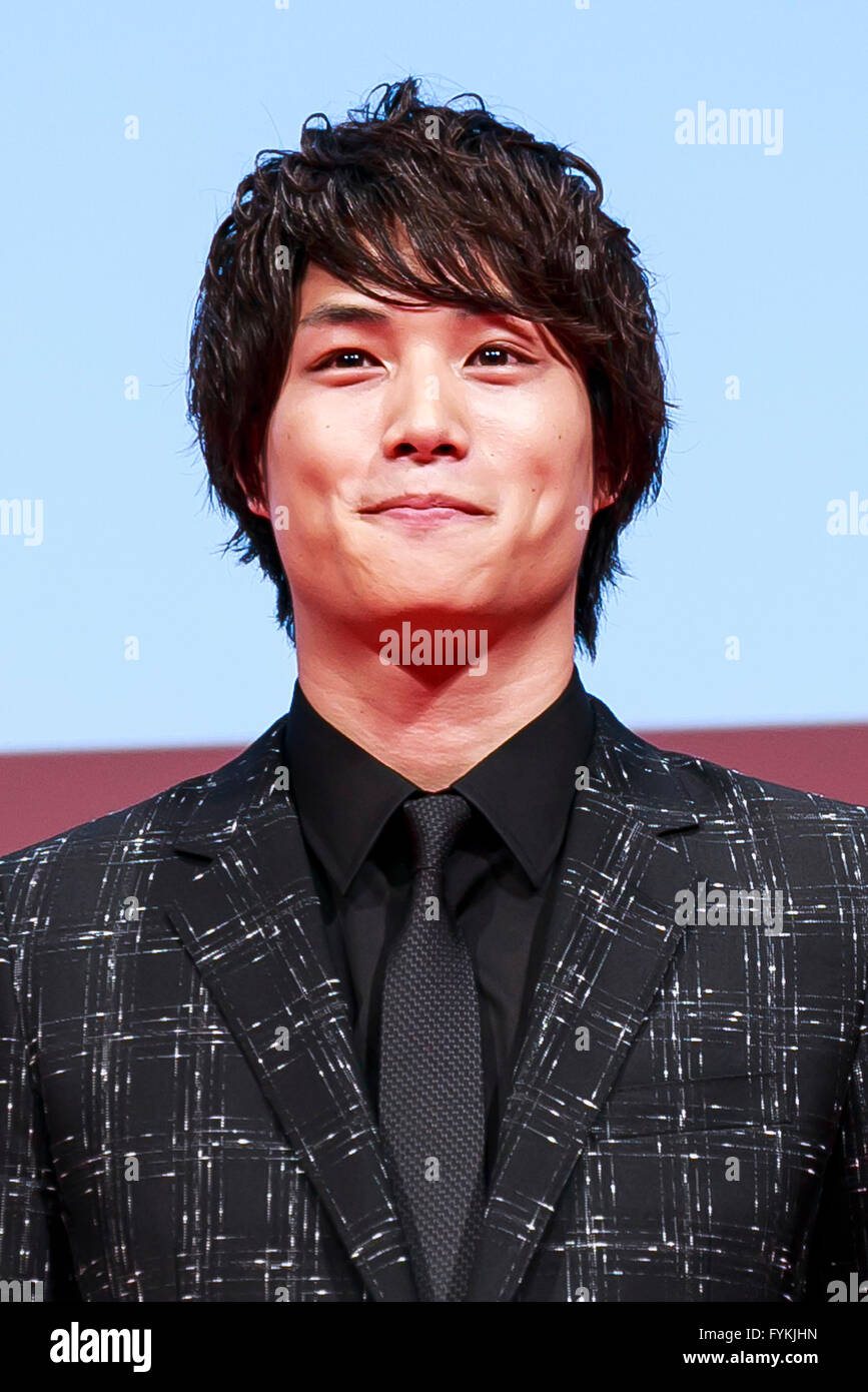 Tokyo, Japan. 27th April, 2016. Japanese actor Nobuyuki Suzuki attends ...