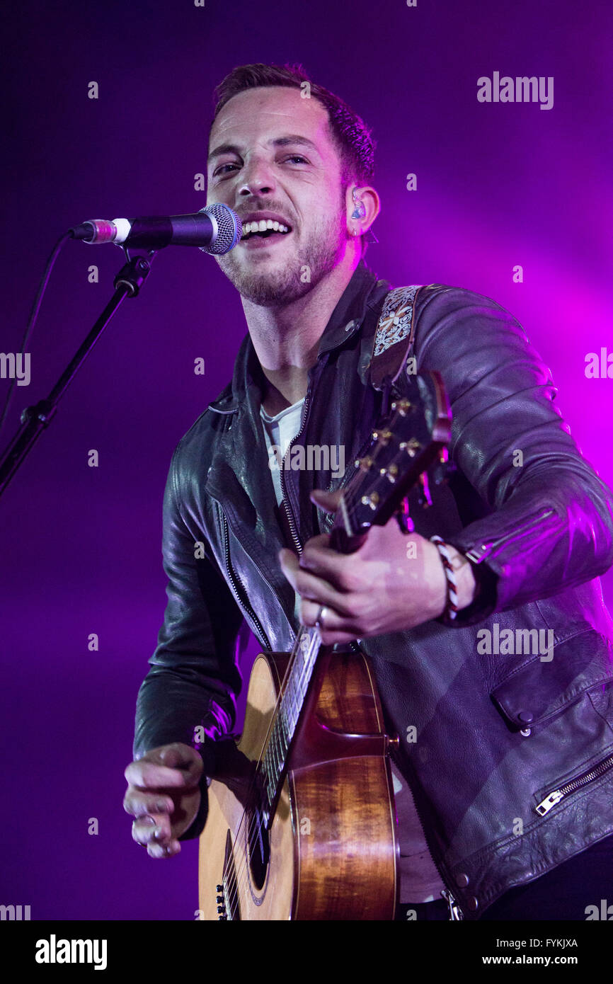 Milan Italy. 26th April 2016. The English singer-songwriter JAMES ...