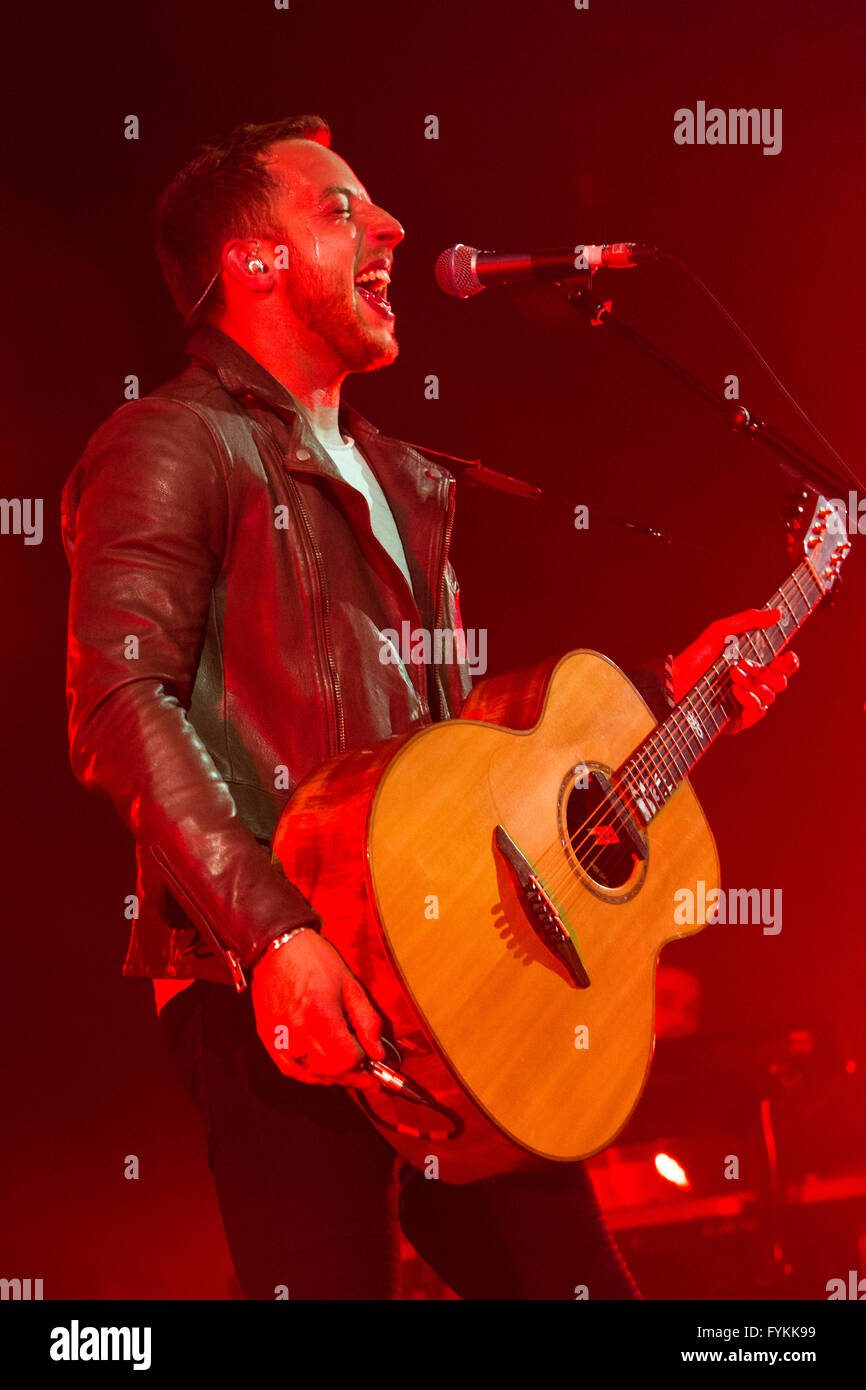 Milan Italy. 26th April 2016. The English singer-songwriter JAMES ...